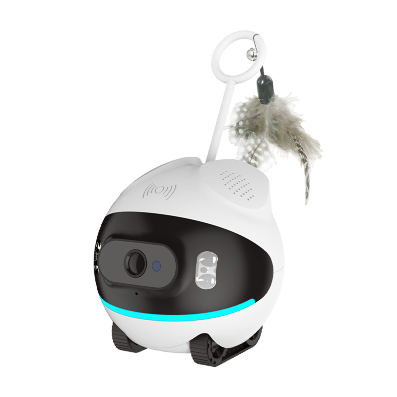 Lightweight Cartoon Eco-Friendly Mini 4G WiFi Pet Robot Camera Wide ...