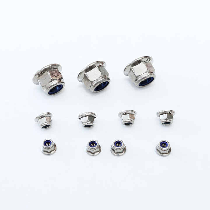 M3 M10 Hexagon Flange Self Lock Nut Zinc Din 6926 Nylon Insert Hex Flange Lock Nut| Alibaba.com
