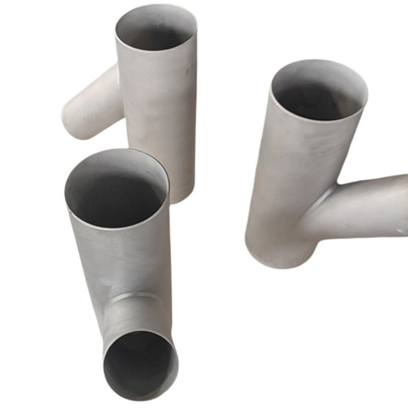 Stainless Steel Pipe Branch Reducing Diameter Oblique Tee Pipeline ...