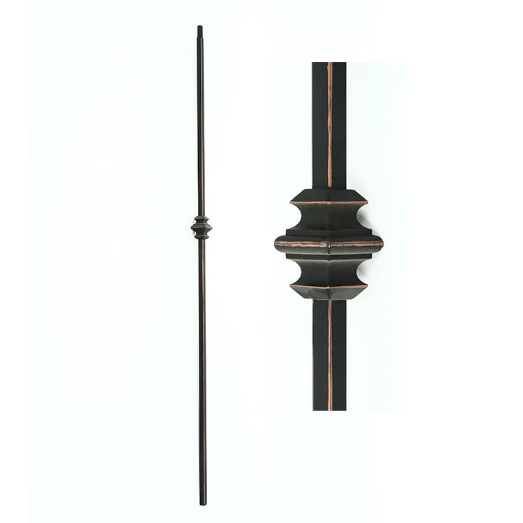 Wrought Iron Spiral Stair Railing - 1/2 -inch Iron Spindles Set of 10 ...