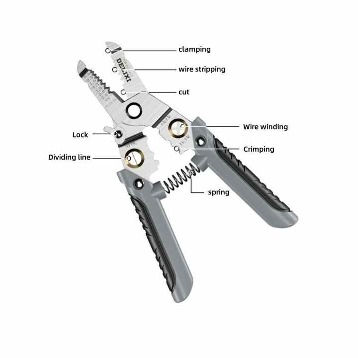 Wire Splicer Cable Stripper Multipurpose Stripping Tool Electrical Wire ...