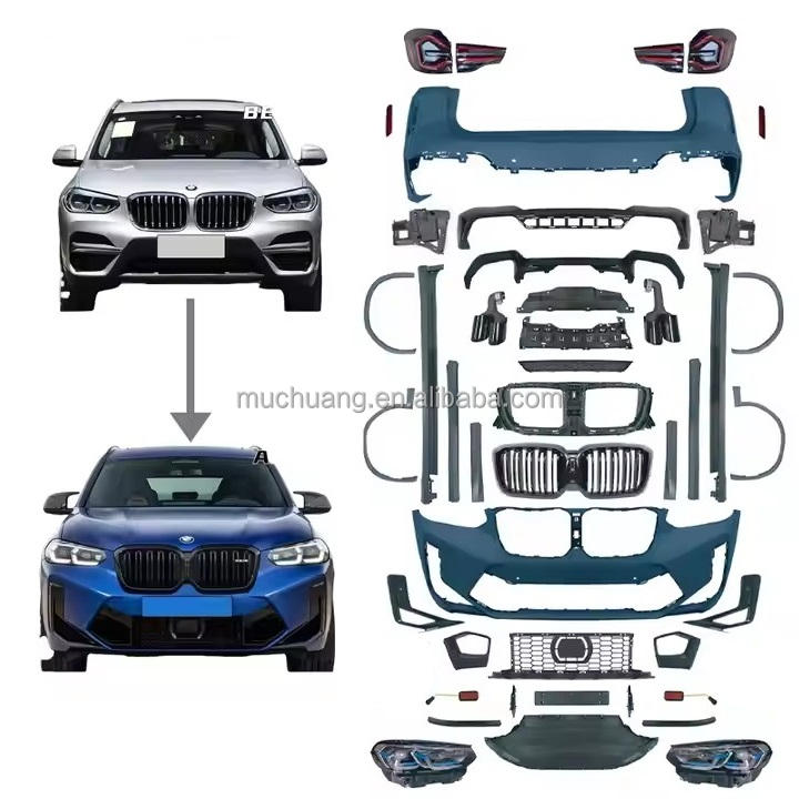 X3 G01 Body Kit for X3 Upgrade to X3M Facelift New Condition Front Lips ...