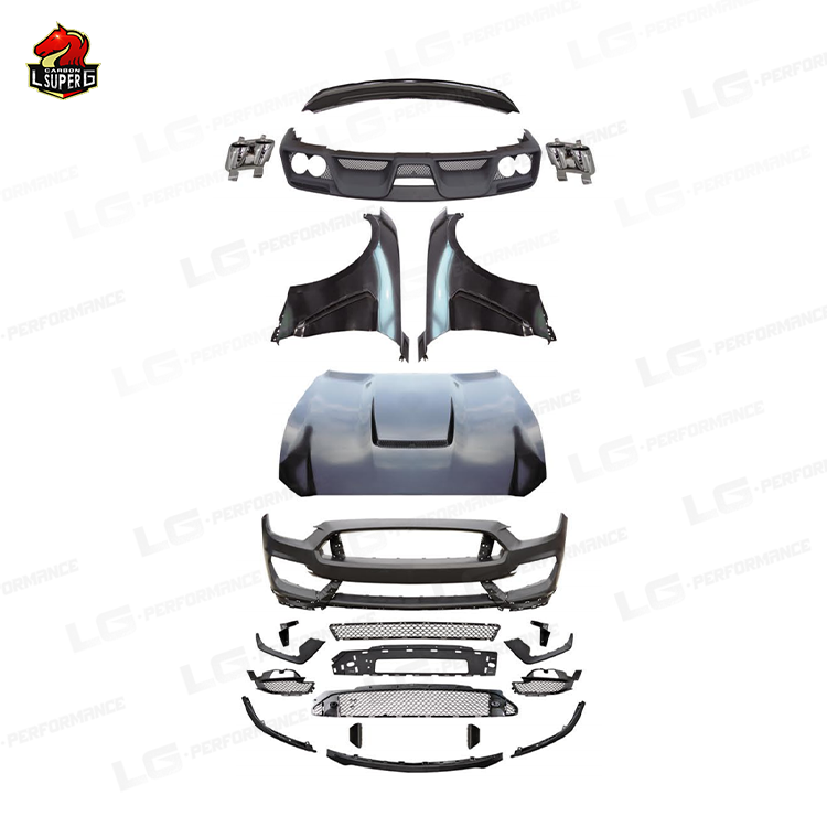 Car Bumpers Body Kit for Mustang 2015-2017 Upgrade to GT350 Car Kit ...