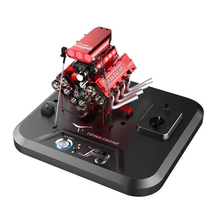 Toyan V8 Engine FS V800G - Miniature Methanol Engine Kit