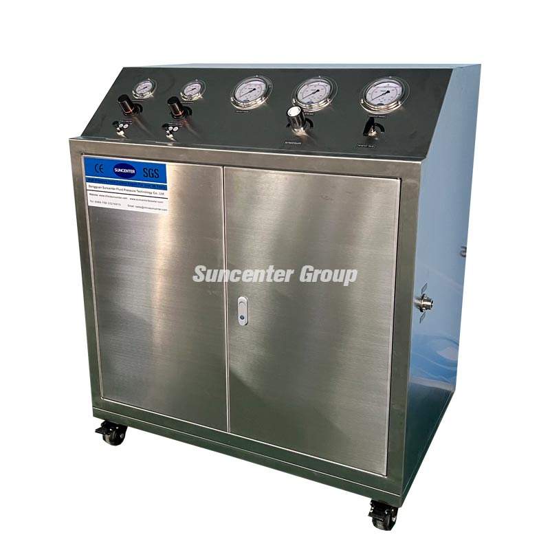 ATEX Certified High Pressure Pneumatic Gas Booster Pump System for ...