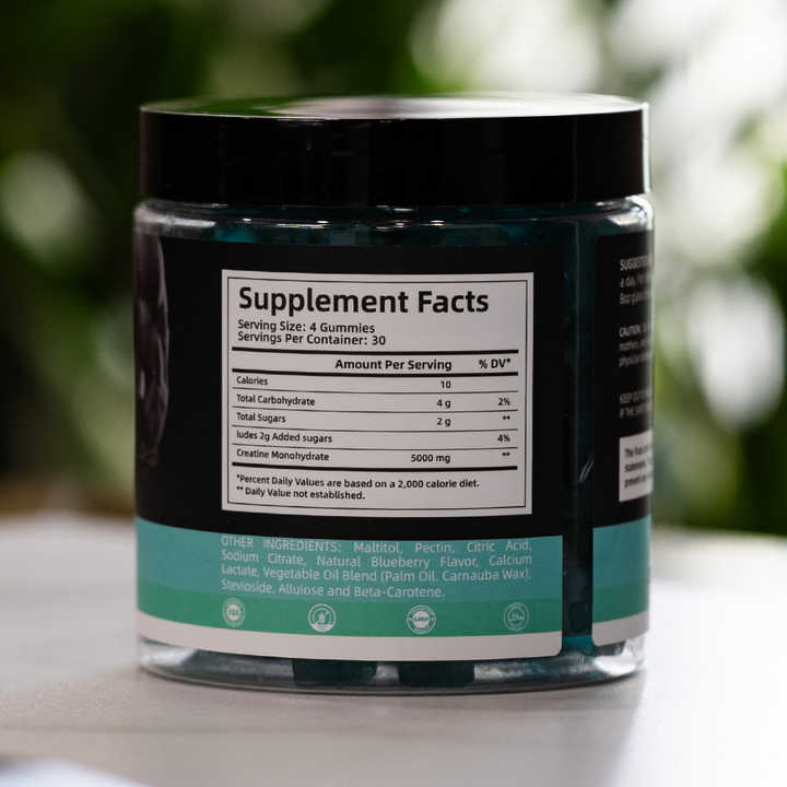 Private Label Creatine Monohydrate Gummies for Adults