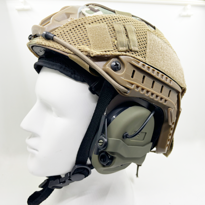 Tactical Hearing Protection Neckband Electronic Earmuffs Shooting Noise ...