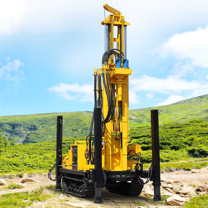 China Pneumatic Water Well Drilling Machine Rotary Rig with Pump and ...