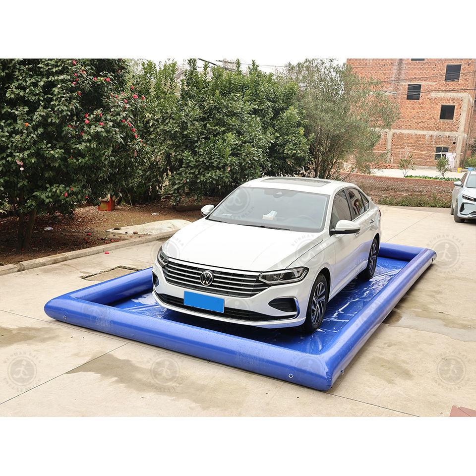 Commercial Easy Set up Air Seal Type Mobile Wash Mat Inflatable Car ...