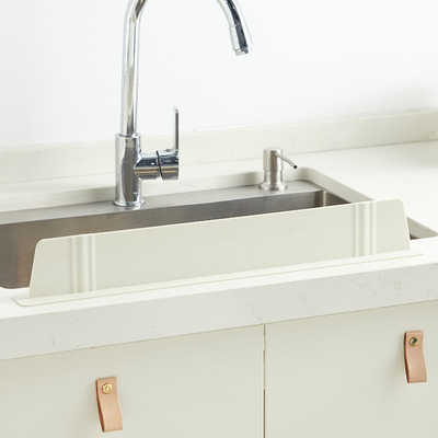 Kitchen Sink Splash Guard NewSink Water Splash Guard Soft Bendable Anti ...