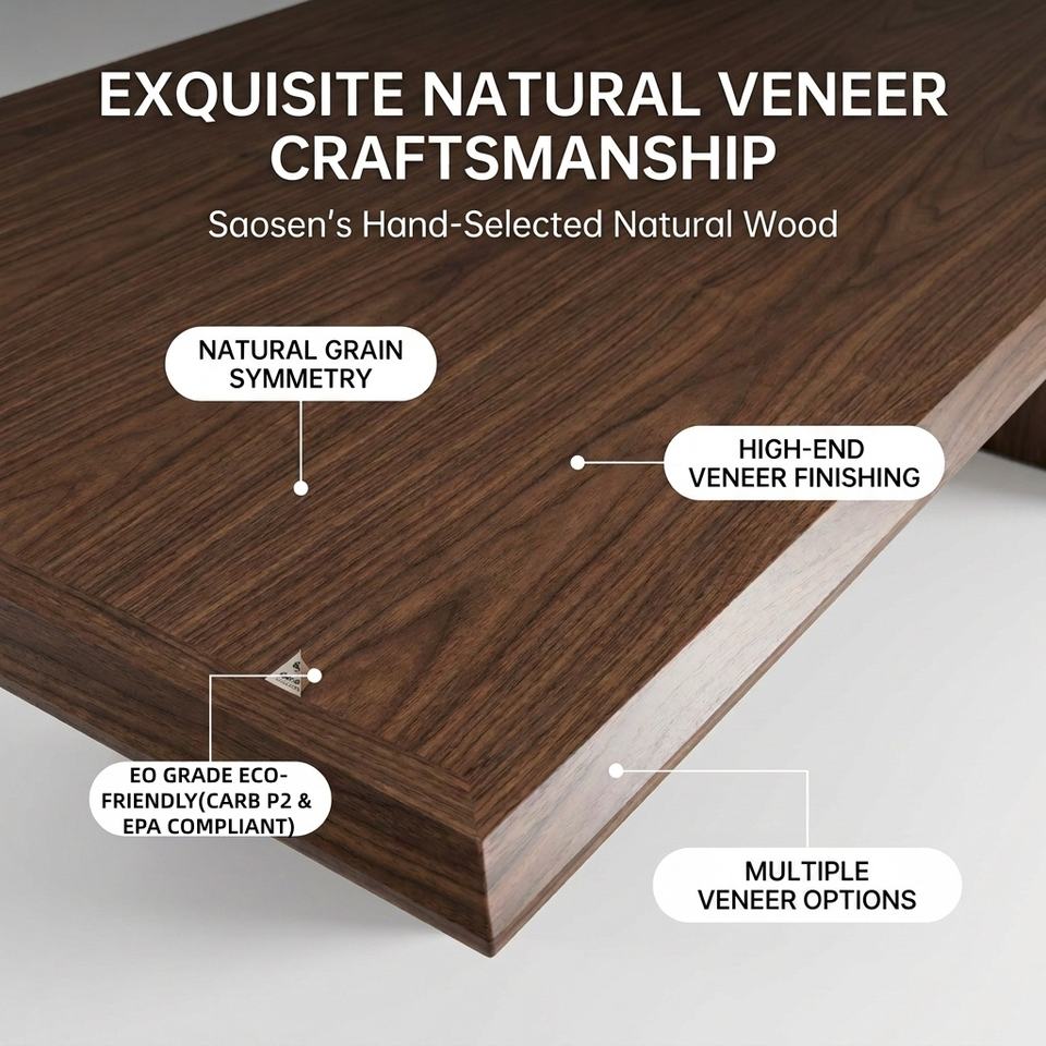 Scratch Stain Resistant Solid Wood Commercial Office Pantry Credenza ...