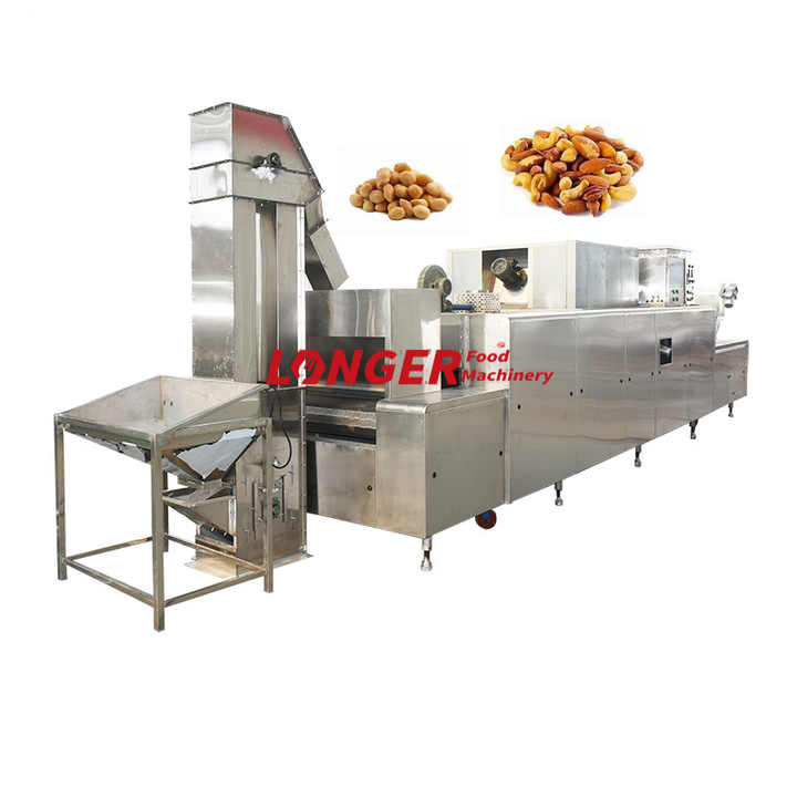 Continuous Automatic Nuts Roasting Machine - Peanut Roaster