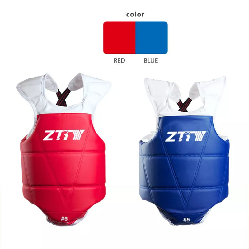 Taekwondo Protective Gear TKD Martial Art Body Vest Chest Guard ...