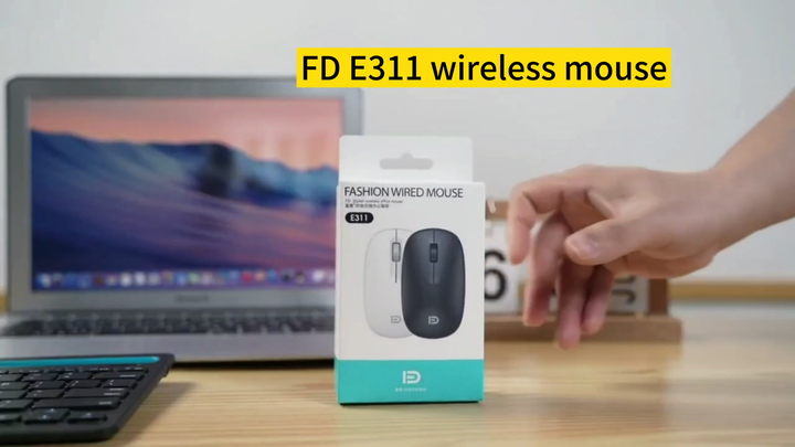FD E311 Portable 2.4G Wireless Gaming Mouse with USB Receiver Compatible with PC Tablet Laptop ...
