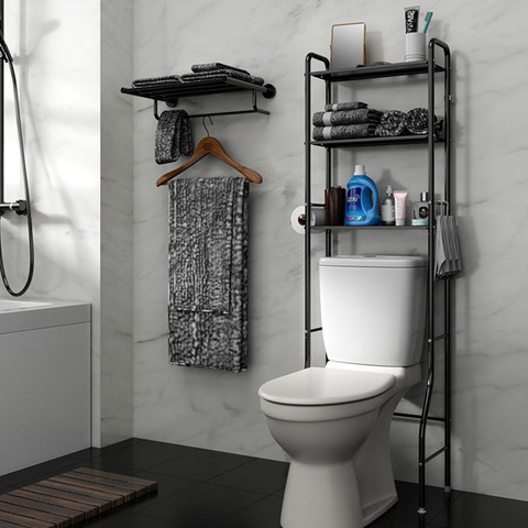 3-layer Bathroom Rack - Sustainable Storage Solutions