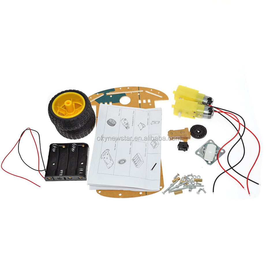 High Quality Custom Robot Programmable RC Robot Car Chassis Kit 2WD Car ...