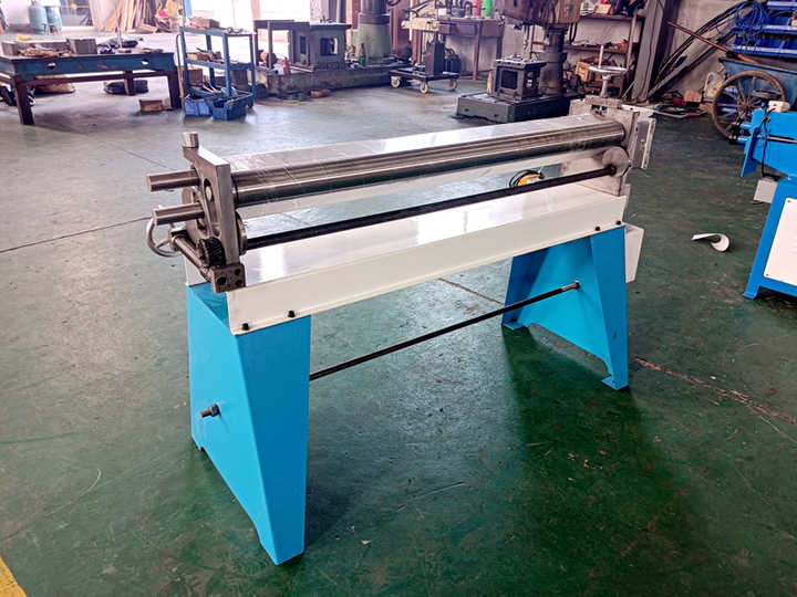 Round HVAC Duct Electric Plate 3 Roll Bending Machine