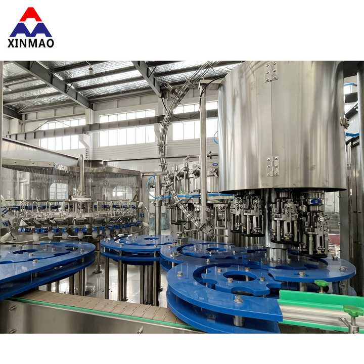 Xinmao Hot Sale Gas Drink Carbonated Drink Soda Water Filling Machine Plant for Glass Bottle ...