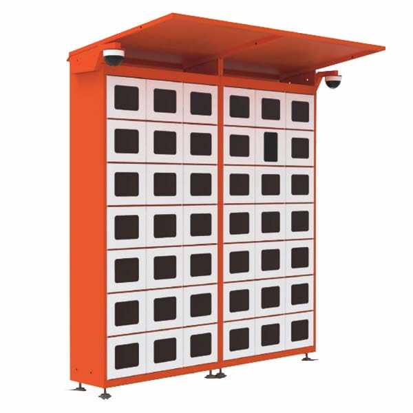 Refrigerated Heated Waterproof Smart Food Delivery Pickup Locker Fresh ...