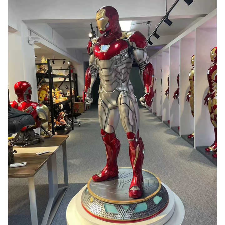 Custom Avengers Life-Size MK47 Iron Man Statue for Sale