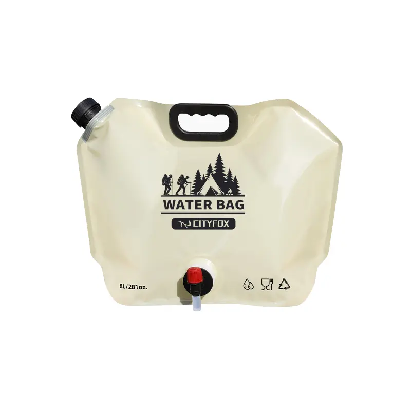 New Outdoor Water Storage Bag 8L Travel Camping Food Grade Large ...
