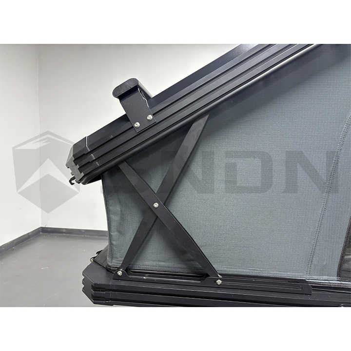 SNDN 2 Person Camping Roof Top Tent X Hinge 4x4 Waterproof Aluminum Clamshell Car Rooftop Tent ...