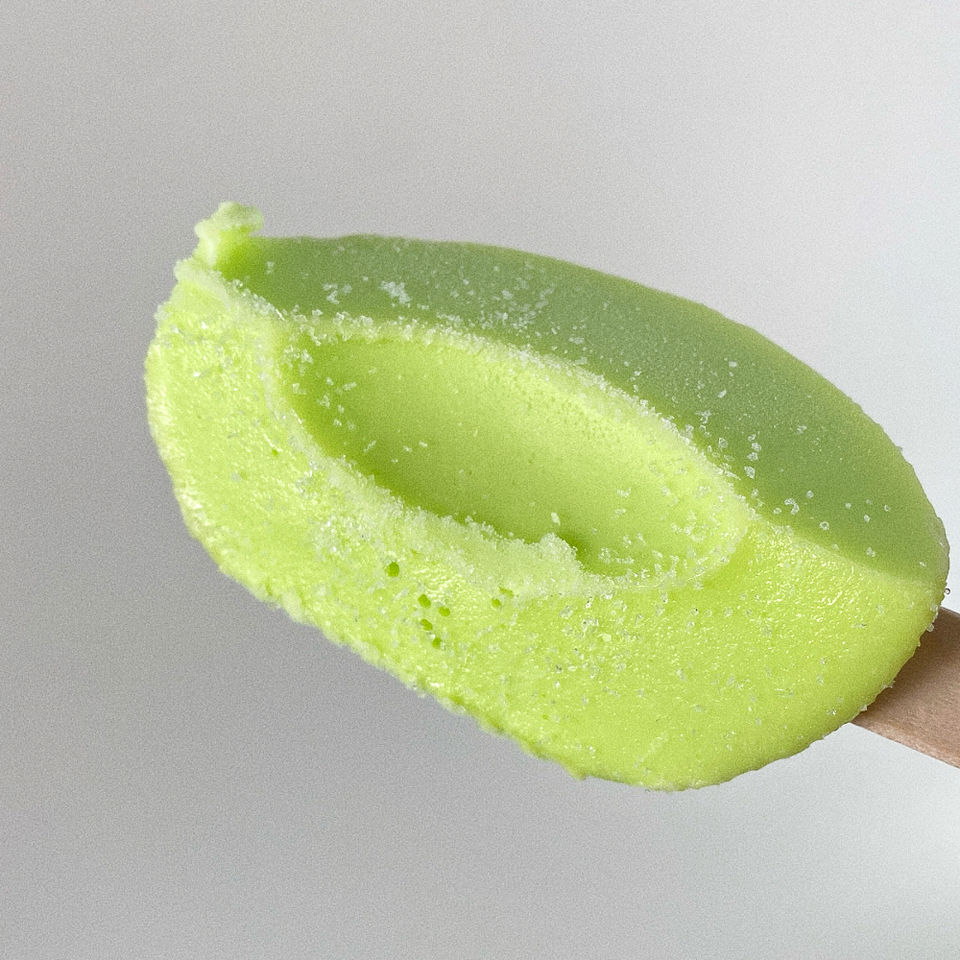 2025 New Ice Cream Internet Celebrity Hami Melon Sweet Orange Milk ...