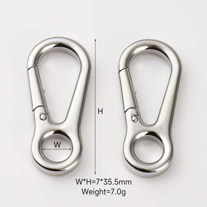 Small Carabiner Clips Heavy Duty Carabiners Spring Snap Hooks for ...