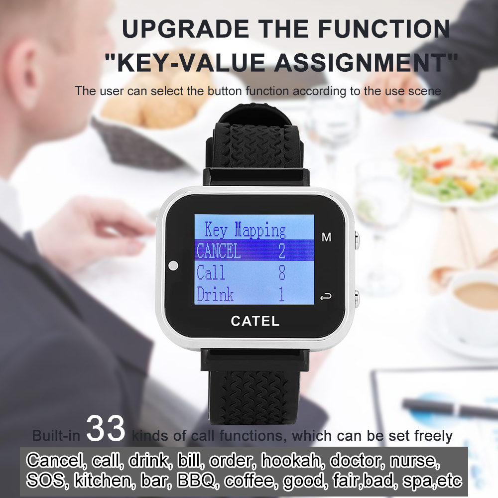 Waterproof Watch Pagers - Reliable Restaurant Communication