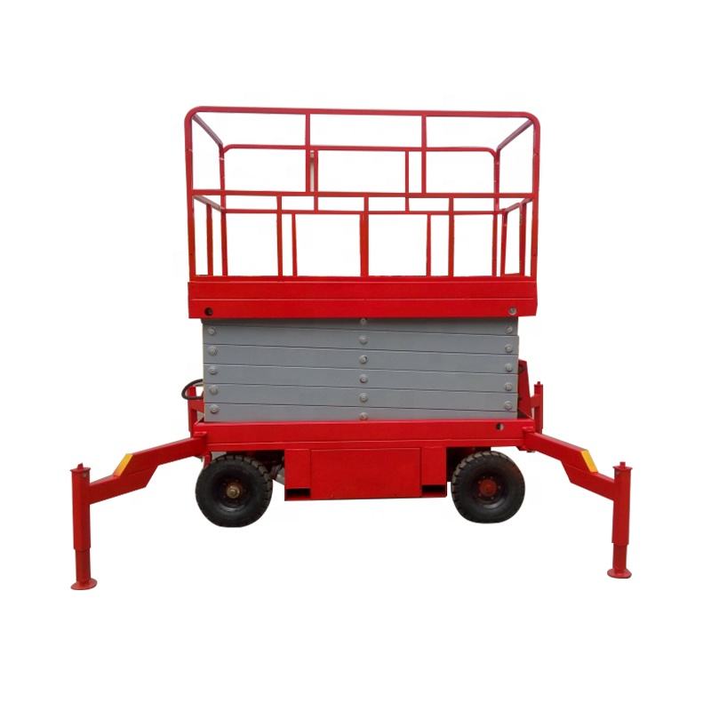 Mobile Electric Scissor Lift Drywall Lift Aerial Working Platform 300kg ...
