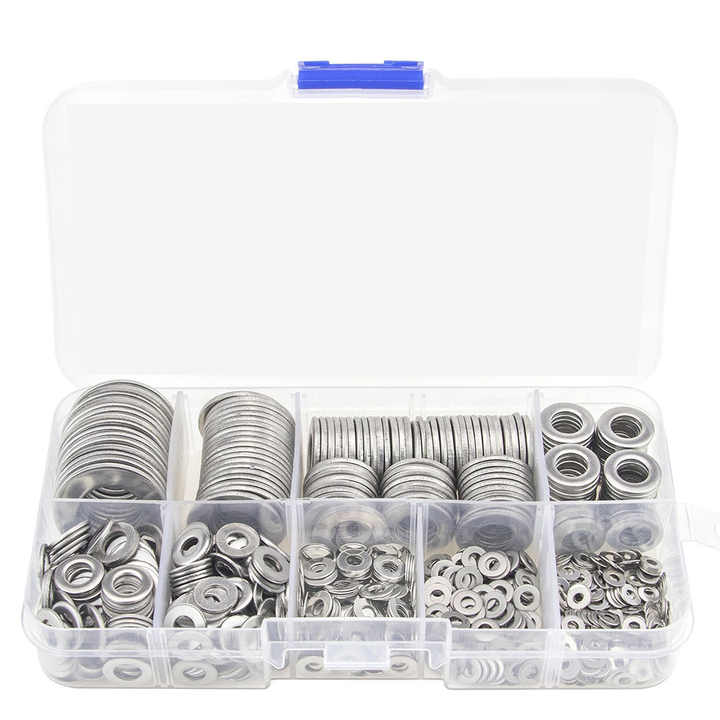 M6-M22 Aluminium Flat Seal Washers Zinc Finish Various Metric Sizes DIN ...