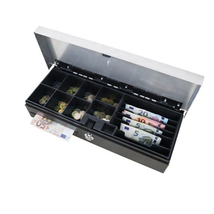 FT-460 RJ11 Electronic Money Secure Retail Flip Top Cash Drawer ...