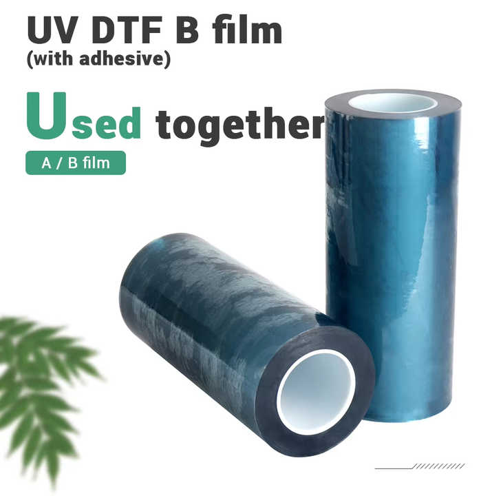 UV DTF Transfer AB Film Roll A3 31cm 61cm Cup Wrap Sticker AB UV Film ...