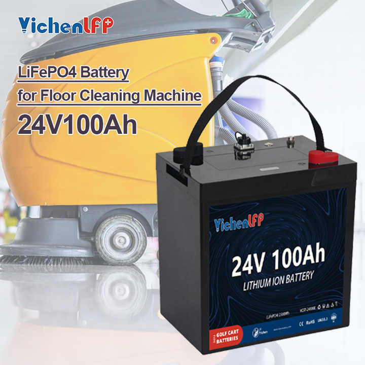 Replace Lead-Acid Batteries GC2 24V 100Ah Lifepo4 Battery 6000 Deep Cycle Times Lithium Ion ...