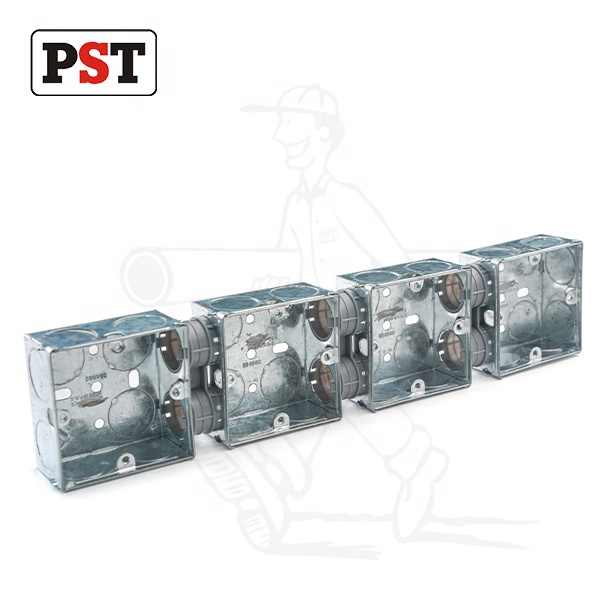4 Gang Electrical Gi Box Switch Socket Box - IP65 Protection