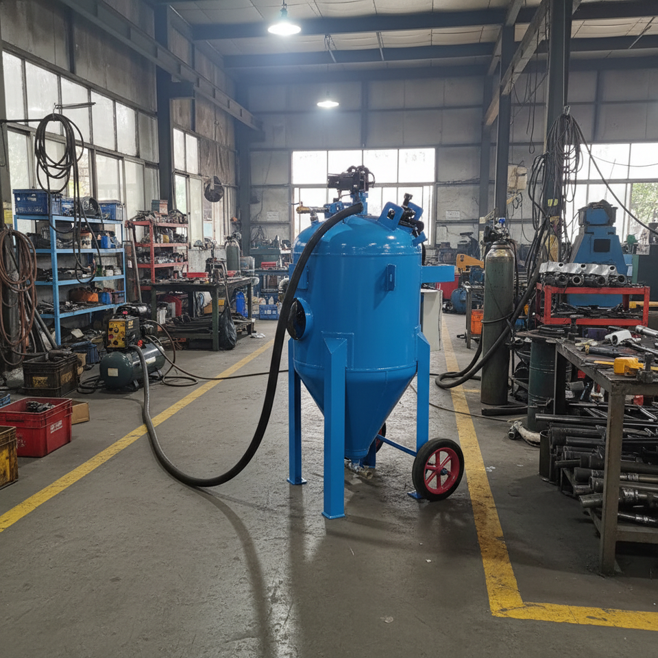 WP520 Dustless Wet Sandblasting Machine Manual Engine-Powered Motor ...