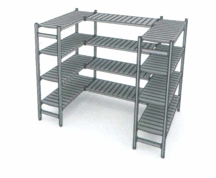 Maximize Space with JINDE Vented Shelf Kits - Aluminum