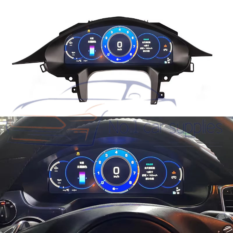 Car Modification Upgrade New LCD Instrument Panel Display Tachometer ...