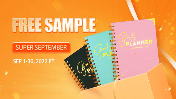 2024 Planner Wire-O Notebook - Embossed Printing for Goals