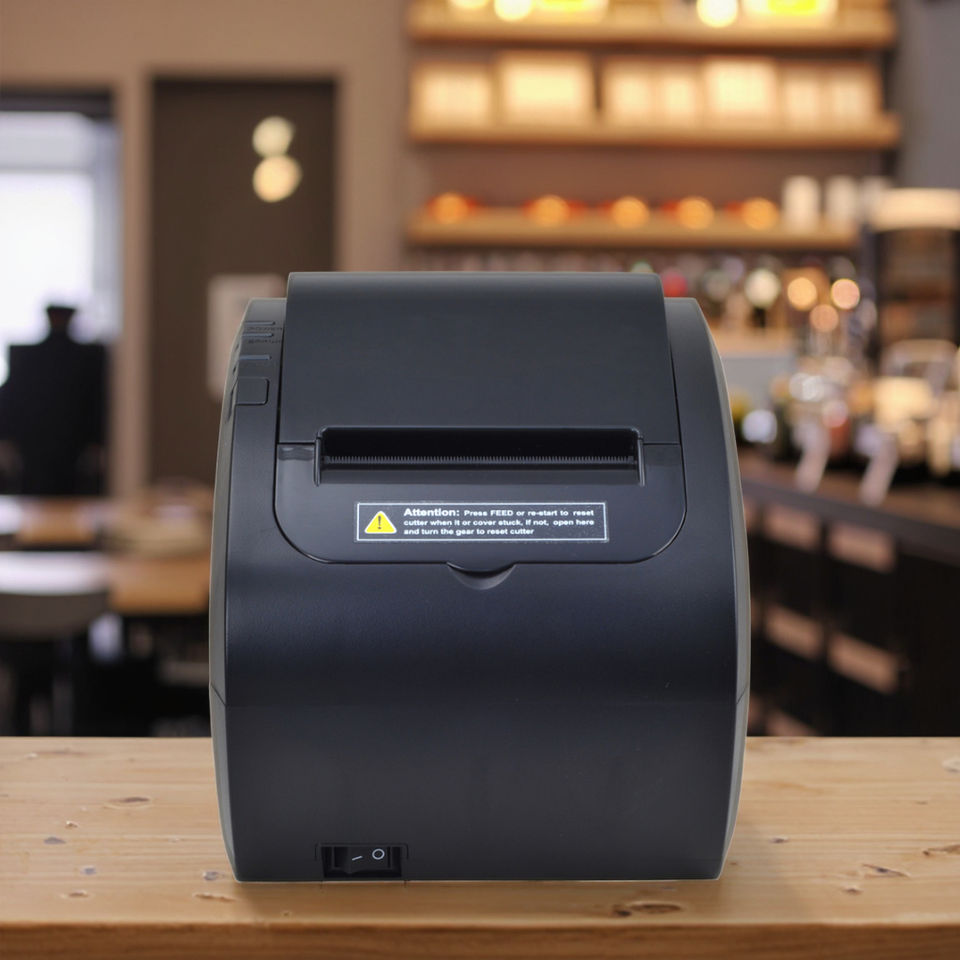 Receipt Printer 80mm Thermal Receipt Printer POS Machine Restaurant Use ...