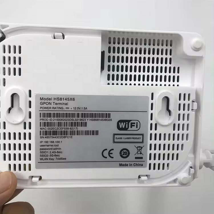 HS8145X6 WIFI6 AX3000 XPON ONU FTTH Fiber Optic Equipment with 4GE ...
