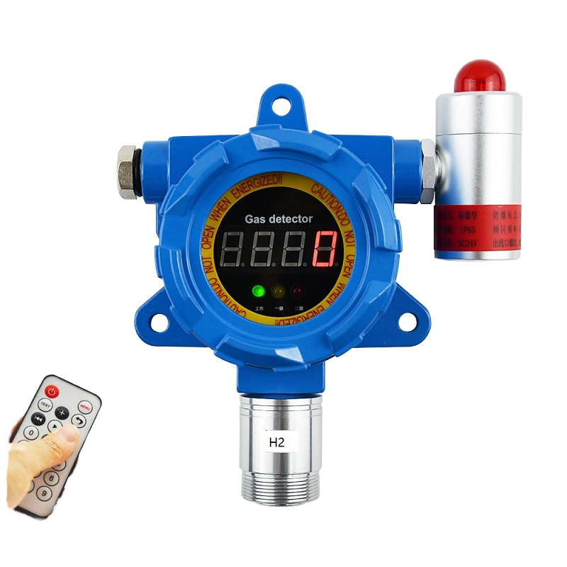 Fixed Explosion-proof Gas Detector 12-36VDC F100 Customize for H2 Combustible Gas Leak Detector ...