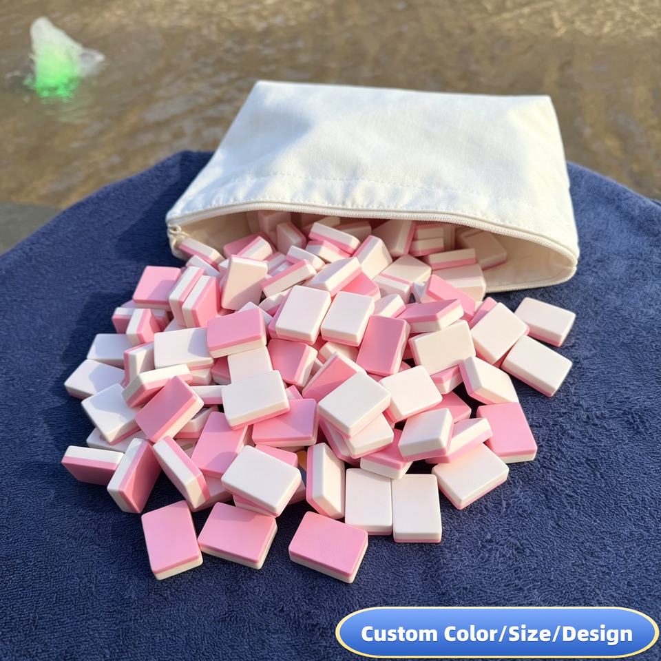 Custom Logo Floating Mahjong Tiles Waterproof EVA Foam Mahjong Set OEM ...