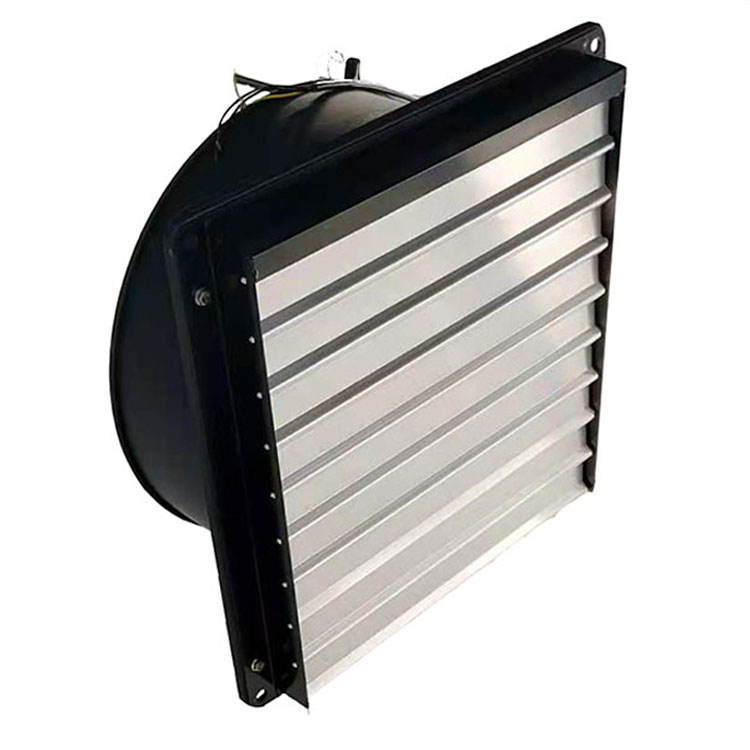 300MM Heavy Duty White Louvre Fan Square Design for Outdoor Industrial ...