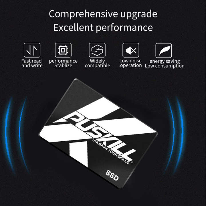 PUSKILL Aluminium Alloy Internal 2.5'' Sata3 SSD 2TB 1TB 512GB 480GB ...