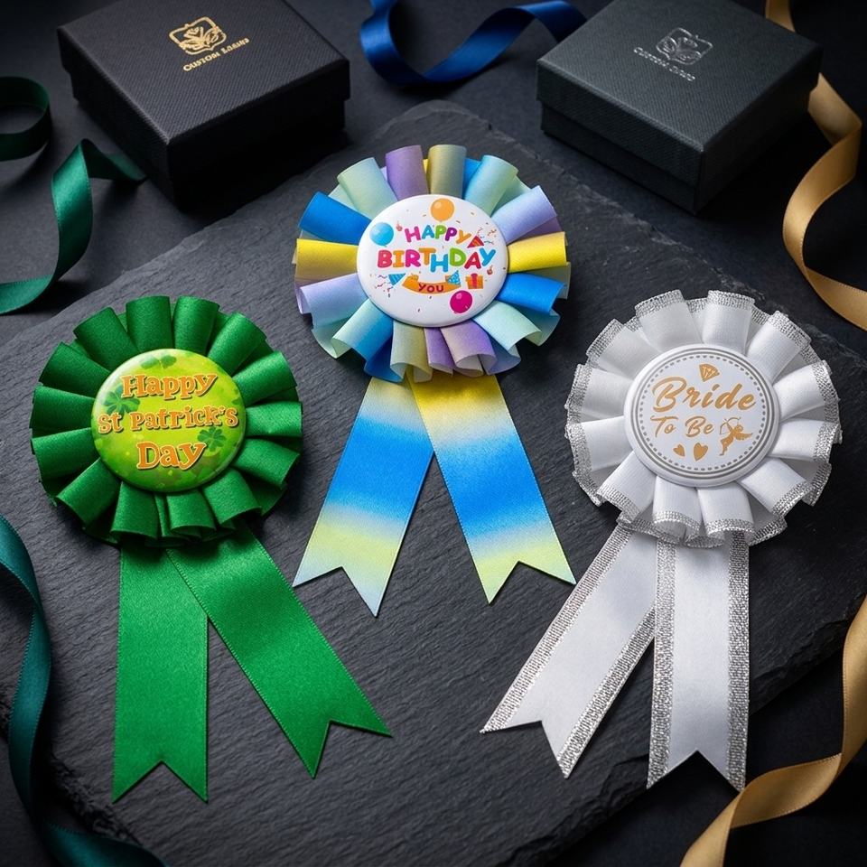 Gordon Ribbons Activity Holiday Floral Award Satin Custom Award Ribbons ...