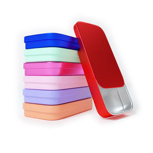 Wholesale small rectangular chewing gum tin box for Robust and Clean ...