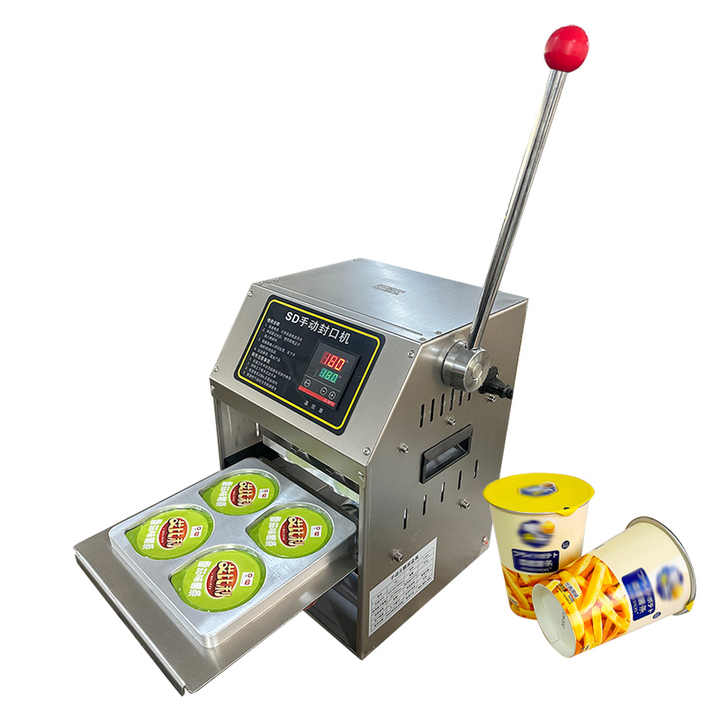 Chips Paper Cup Manual Sealer Aluminum Foil Lid Instant Noodle Cup Bowl ...