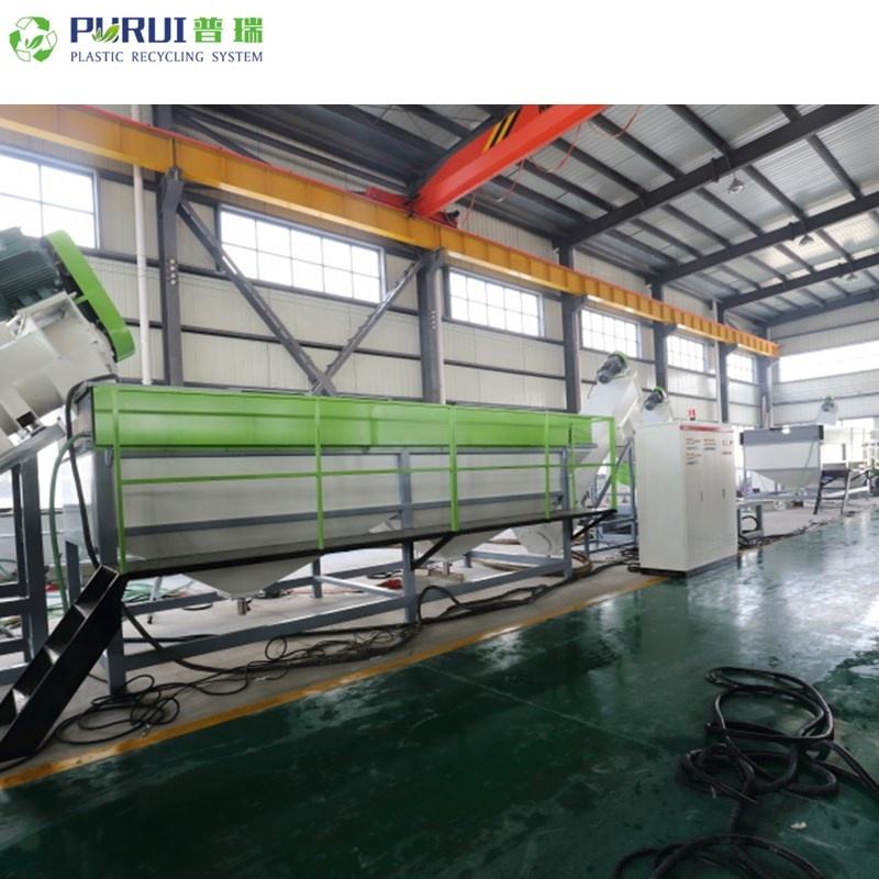 PURUI Waste HDPE LDPE Plastic Recycle Washing Machine