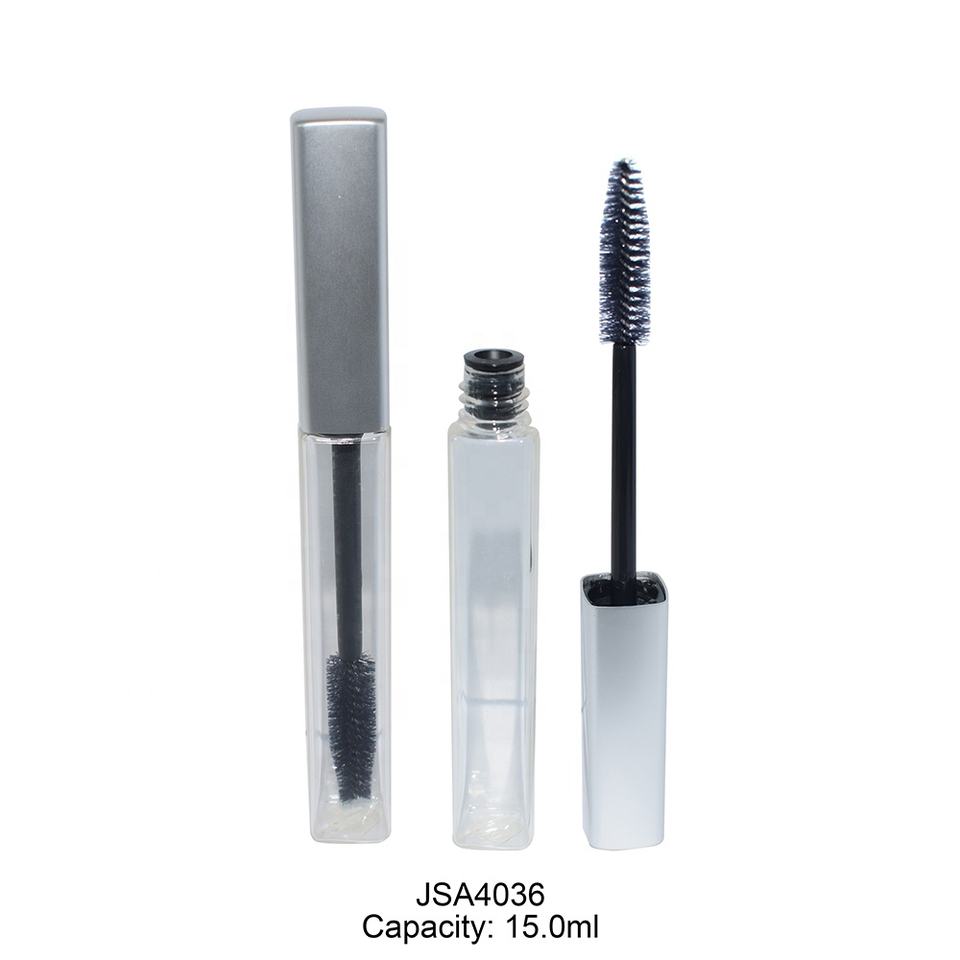 15ml Round Plastic Mascara Container Empty Silicon Wand Tube for ...